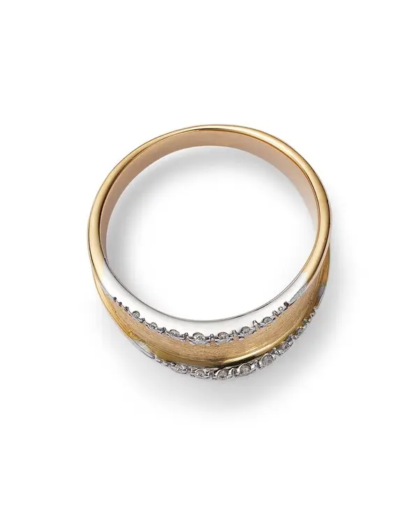Marco Bicego 18k Yellow Lunaria Diamond Ring