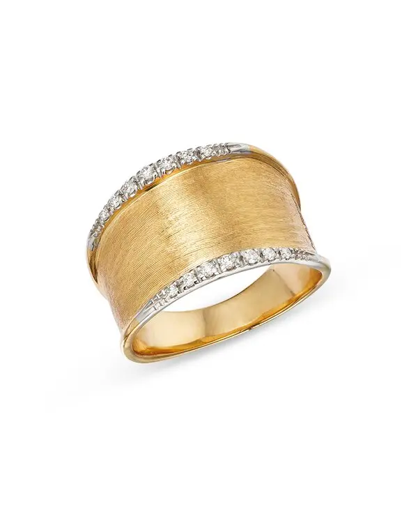 Marco Bicego 18k Yellow Lunaria Diamond Ring