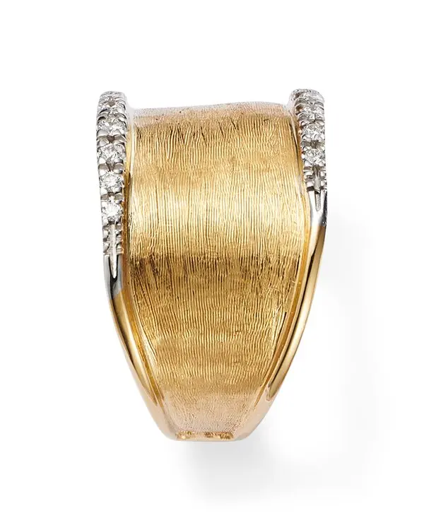 Marco Bicego 18k Yellow Lunaria Diamond Ring - Gold