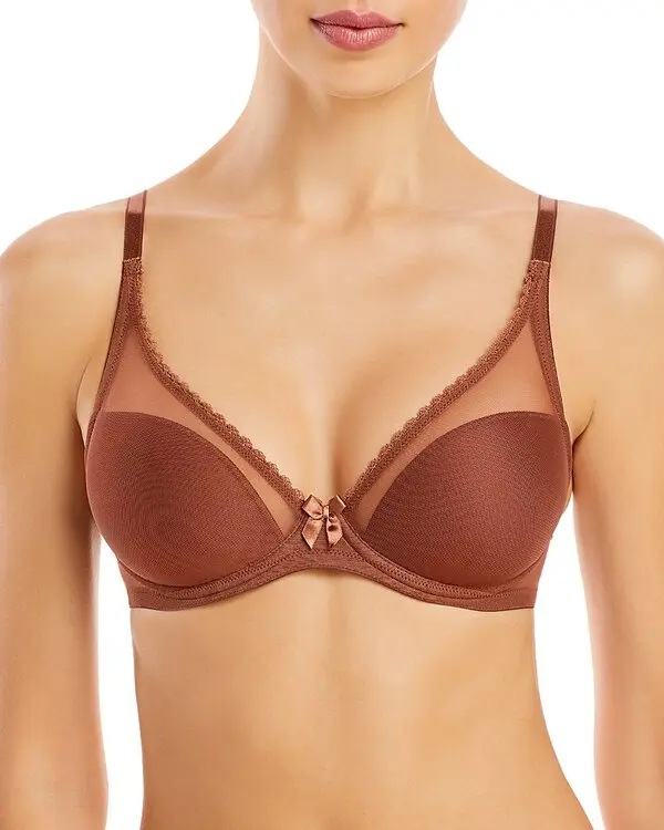 JOURNELLE Victoire Plunge Bra - Cannelle