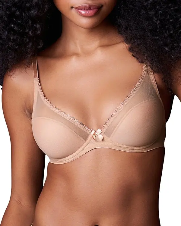 JOURNELLE Victoire Plunge Bra - Praline