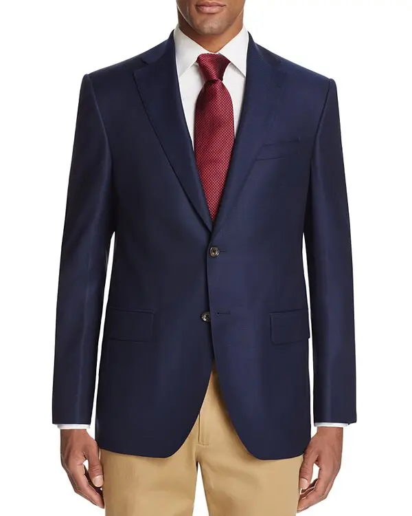 JACK VICTOR Regular Fit Sport Coat - Navy
