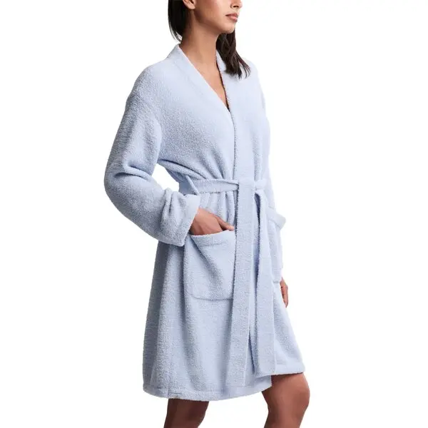 Barefoot Dreams Cozychic Solid Robe - Snow Drop