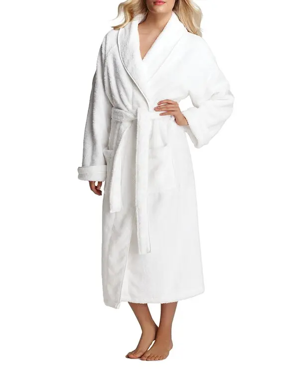 MATOUK Cairo Robe - White/white