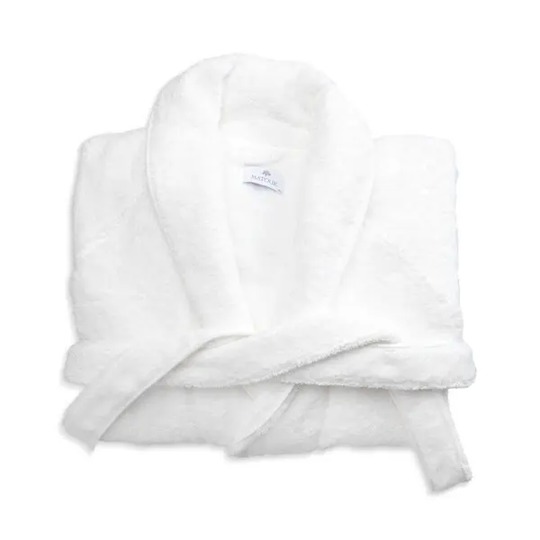 MATOUK Cairo Robe - White/white