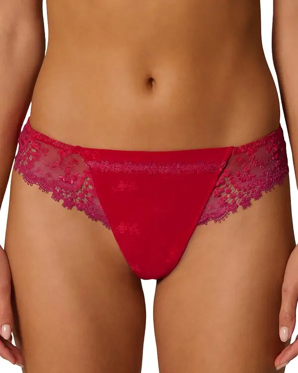 Simone Perele Wish Lace-side Thong - Rainbow