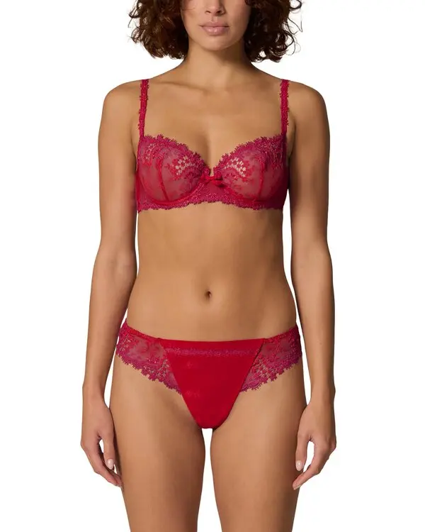 Simone Perele Wish Lace-side Thong - Rainbow