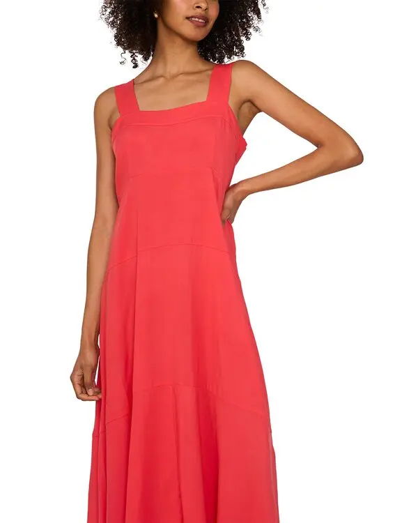 Vince Camuto Sleeveless Square Neck Maxi Dress - Cayenne