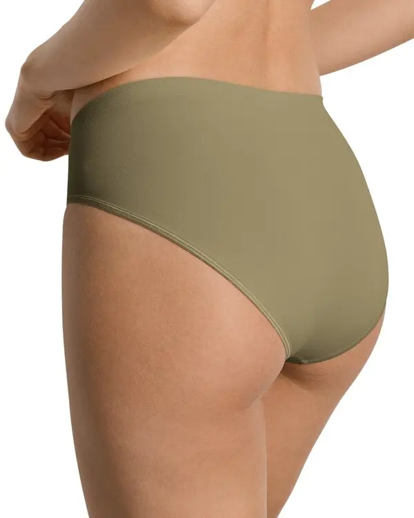 Hanro Touch Feeling High-cut Briefs - Covert Green