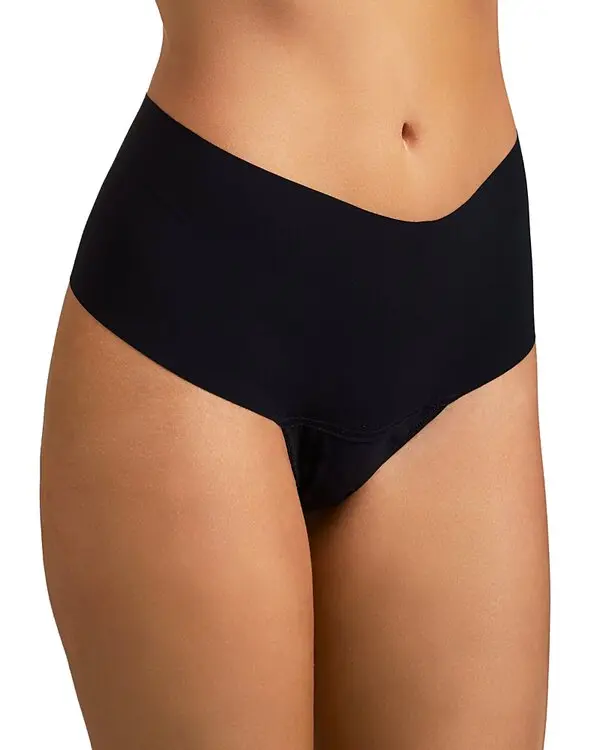Hanky Panky Breathesoft High Rise Thong - Black