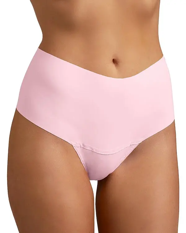 Hanky Panky Breathesoft High Rise Thong - Bliss Pink