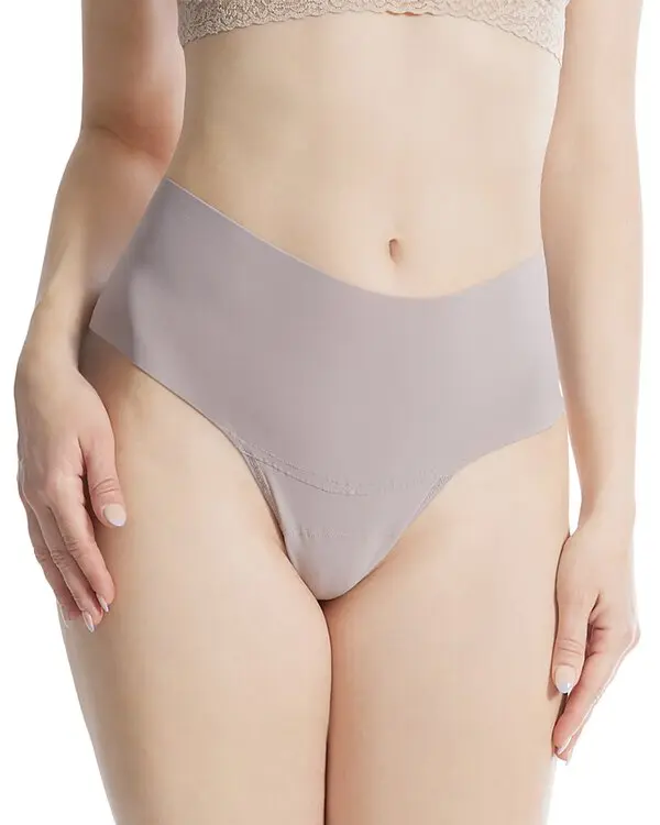 Hanky Panky Breathesoft High Rise Thong - Evening Grey