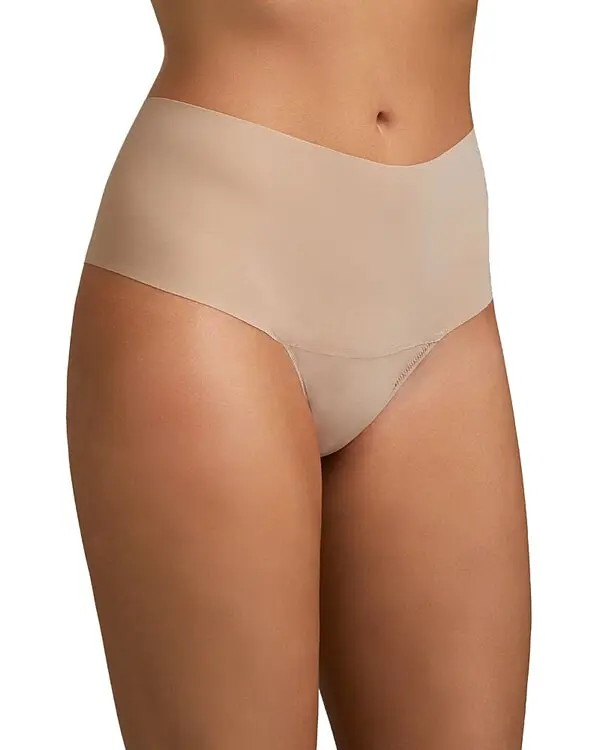 Hanky Panky Breathesoft High Rise Thong - Taupe