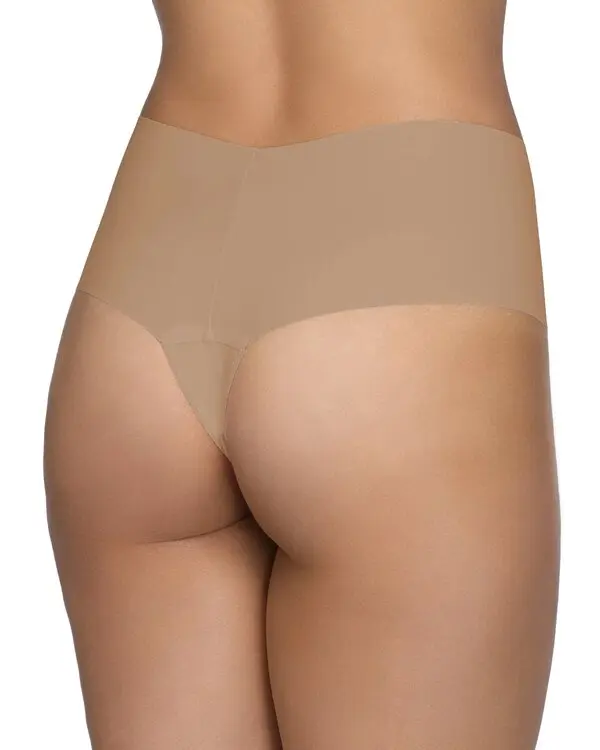 Hanky Panky Breathesoft High Rise Thong - Taupe
