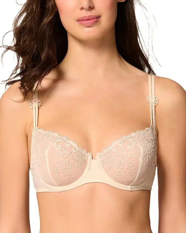 Simone Perele Delice Demi Cup Unlined Underwire Bra - Topaz Beige