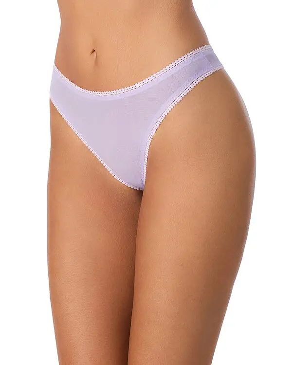 ON GOSSAMER Mesh Hip G-string - Rich Lavender
