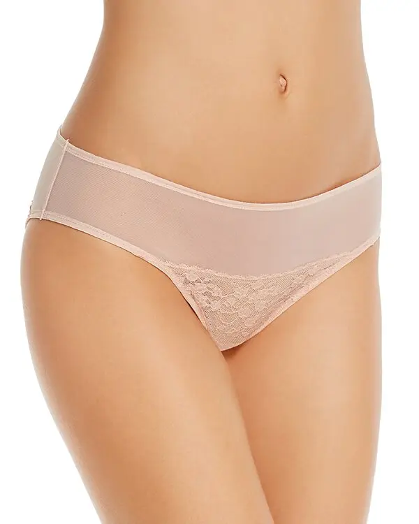 Natori Cherry Blossom Sheer Briefs - Cameo Rose
