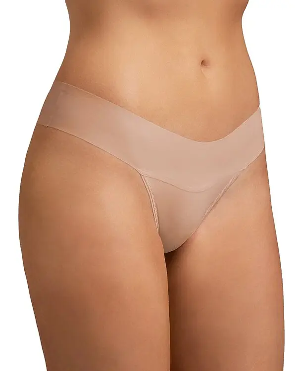 Hanky Panky Breathesoft Natural Rise Thong - Taupe