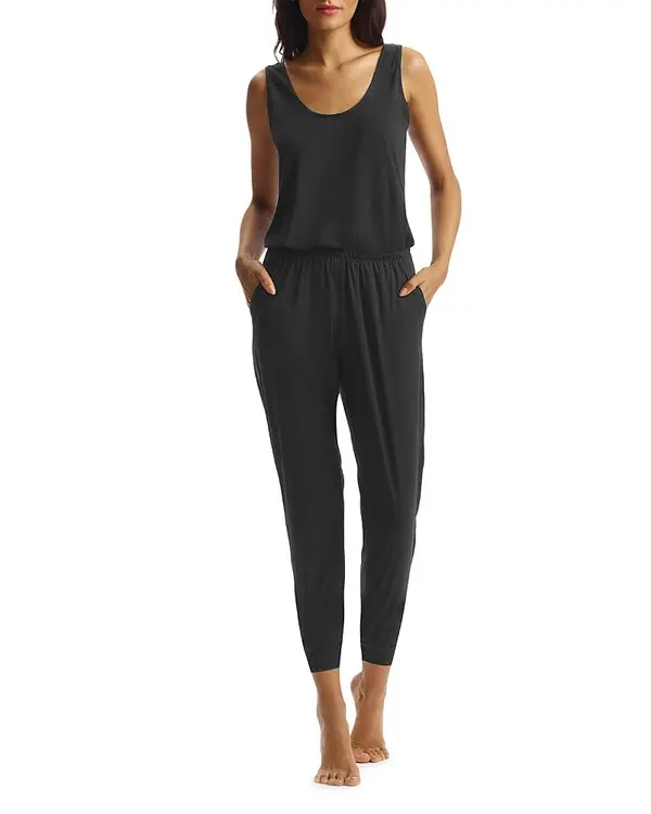 Commando Lounge Jumpsuit - Black