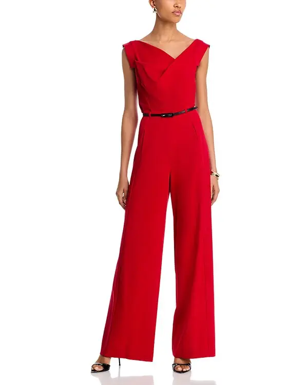 Black Halo Jackie Jumpsuit - Red