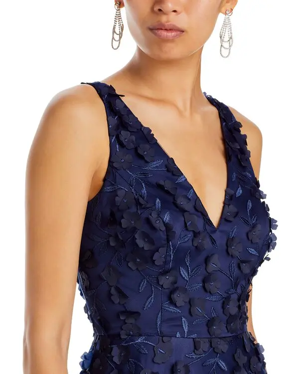 eliza j dresses fit and flare Eliza J Fit And Flare Dress - Navy