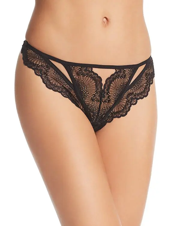THISTLE AND SPIRE Thistle & Spire Kane Lace Thong - Black