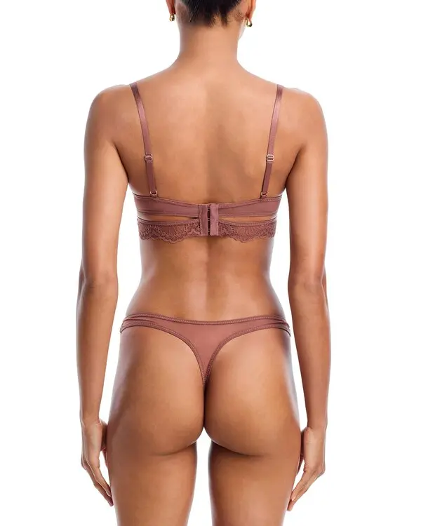 THISTLE AND SPIRE Thistle & Spire Kane Lace Thong - Cocoa