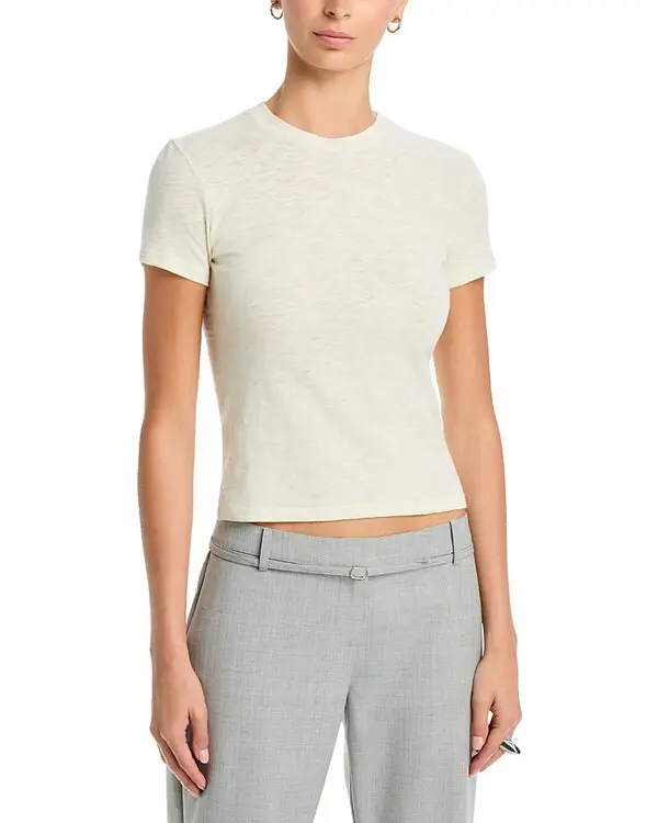 Theory Apex Tiny Tee - Lemongrass