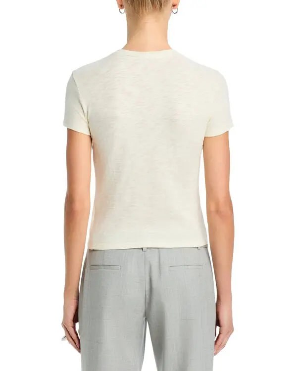 Theory Apex Tiny Tee - Lemongrass