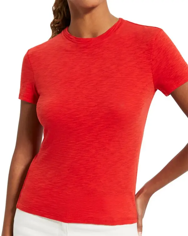 Theory Apex Tiny Tee - Poppy