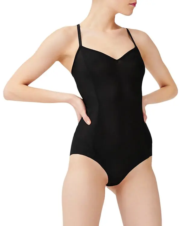 ITEM M6 All Mesh Shape Low Back Bodysuit - Black