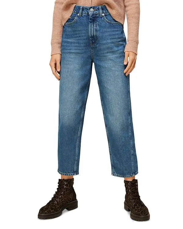 Whistles Washed Barrel Leg Jeans