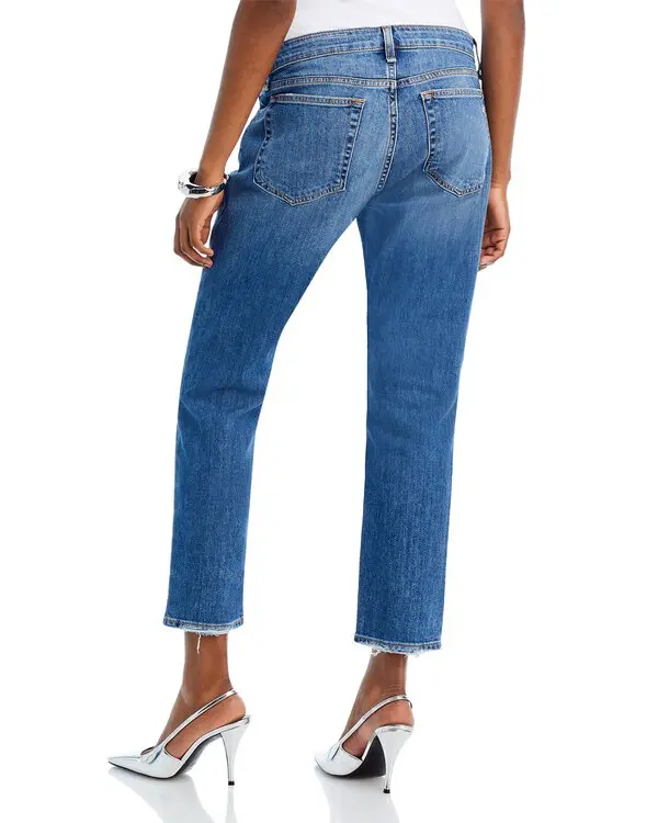Rag & Bone Dre Low Rise Ankle Slim Boyfriend Jeans - Julienne