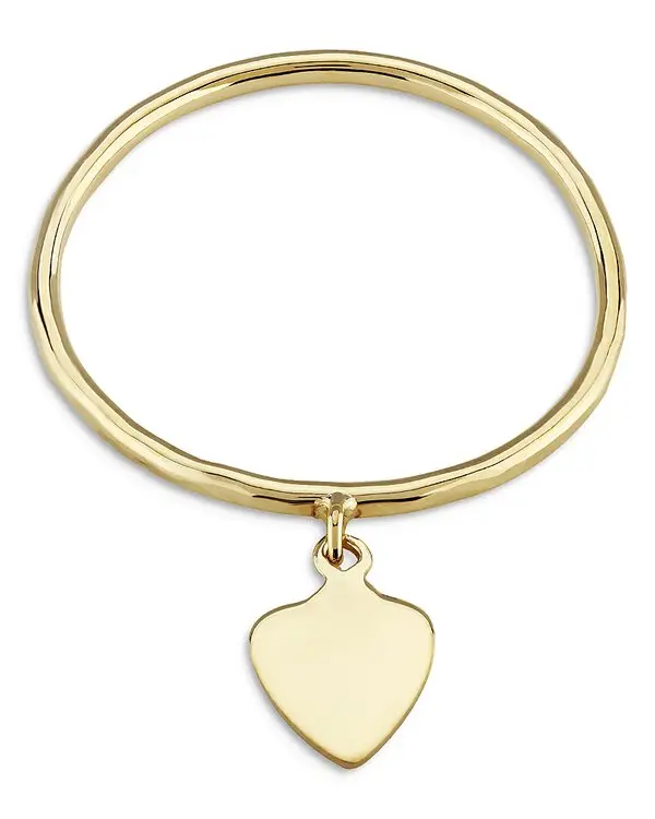 MOON & MEADOW 14k Yellow Heart Charm Ring - Gold