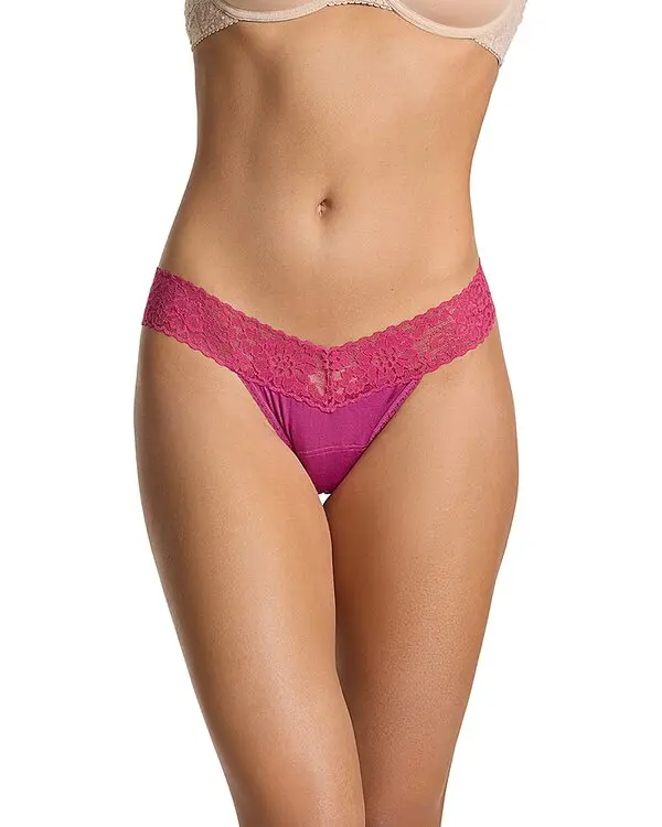 Hanky Panky Dreamease Low Rise Thong - California Raisin