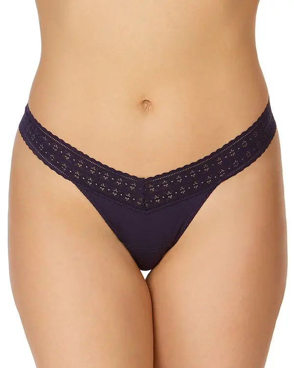 Hanky Panky Dreamease Low Rise Thong - Indigo
