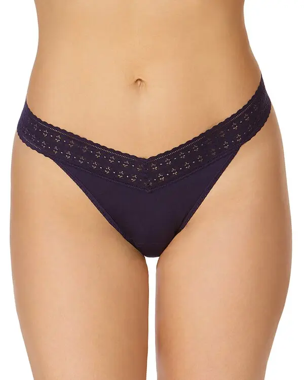 Hanky Panky Dreamease Original Rise Thong - Indigo