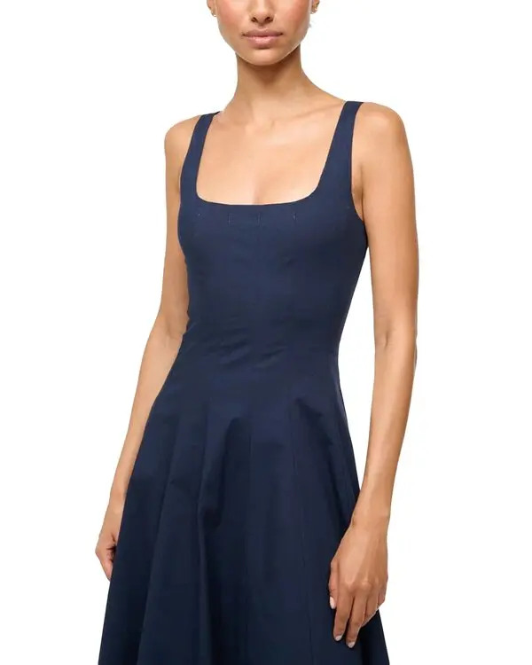 Staud Wells Dress - Navy