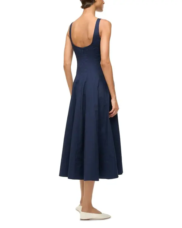 Staud Wells Dress - Navy