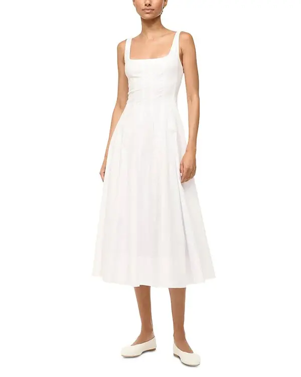 Staud Wells Dress - White