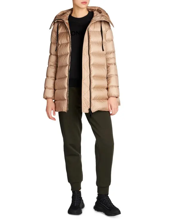 Moncler Suyen Hooded Down Parka - Stone