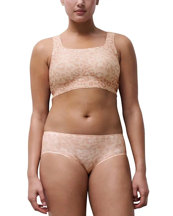 Chantelle Soft Stretch One-size Seamless Hipster - Leopard Blush