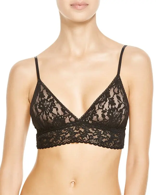 Hanky Panky Signature Lace Padded Bralette - Black