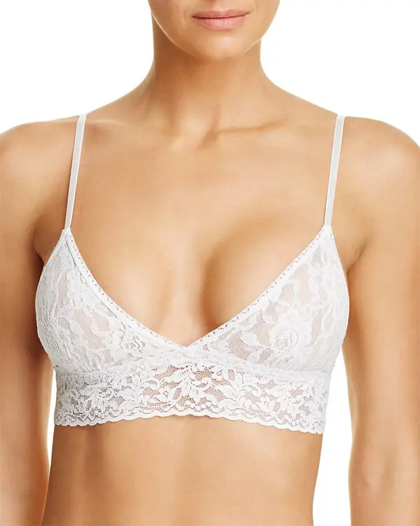 Hanky Panky Signature Lace Padded Bralette - White
