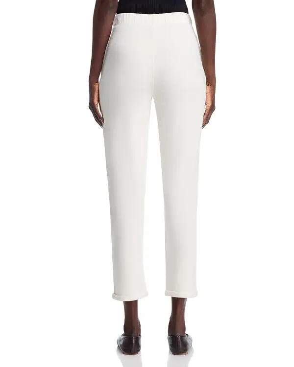 Majestic Filatures French Terry Cuffed Pants - Cream