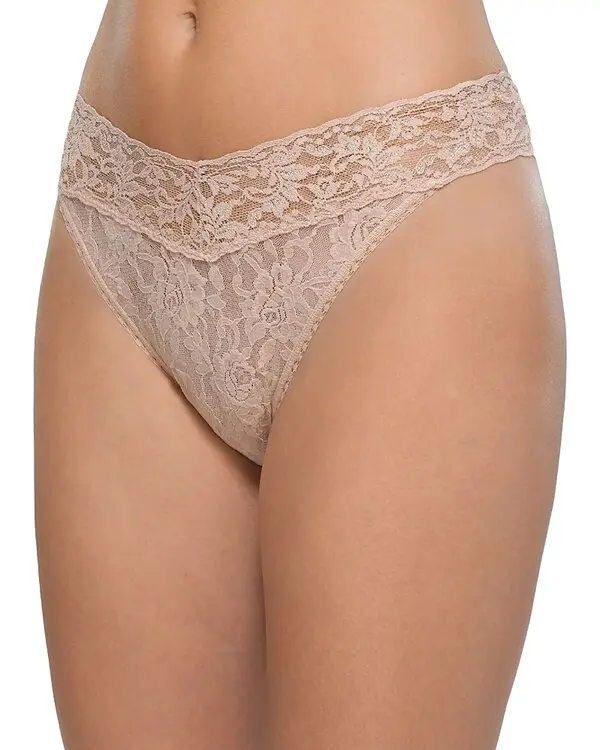 Hanky Panky Signature Lace Original Rise Thong - Chai