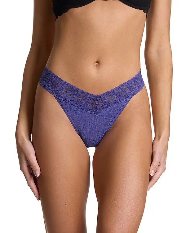 Hanky Panky Signature Lace Original Rise Thong - Deep Sleep