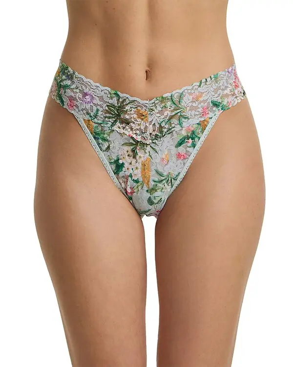 Hanky Panky Signature Lace Original Rise Thong - Floriculture