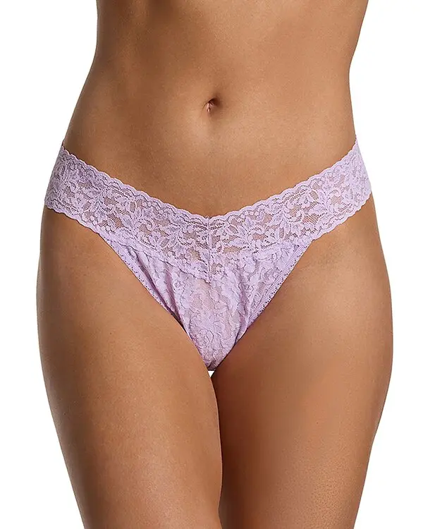 Hanky Panky Signature Lace Original Rise Thong - Lavender Fields