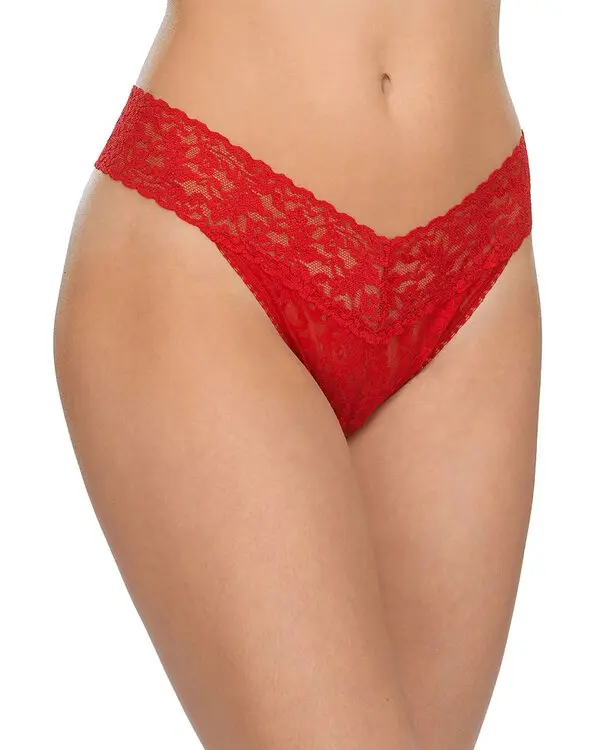 Hanky Panky Signature Lace Original Rise Thong - Red